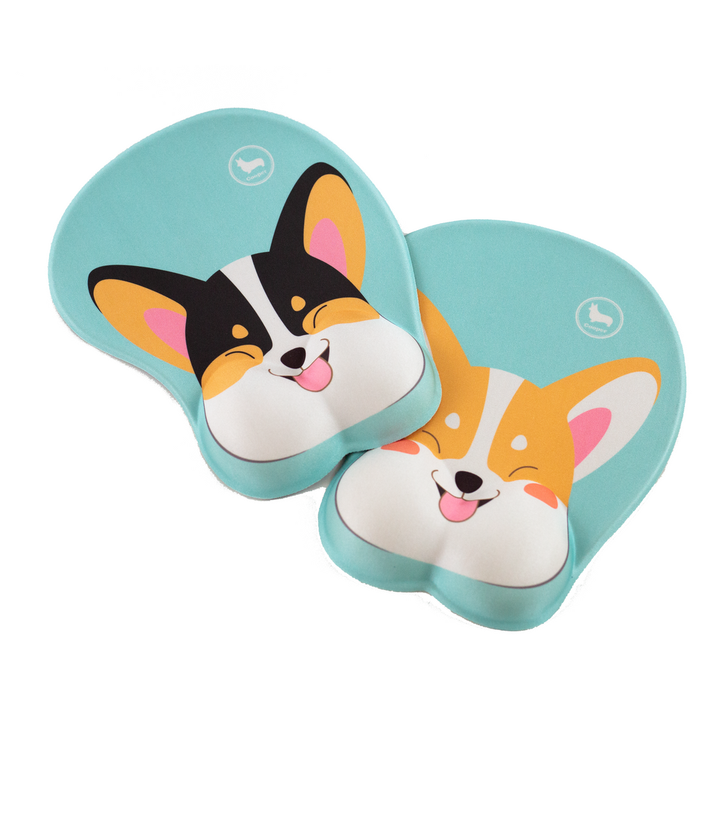 Corgi Cheeks 3D handrest Mouse Pad | NAYOTHECORGI
