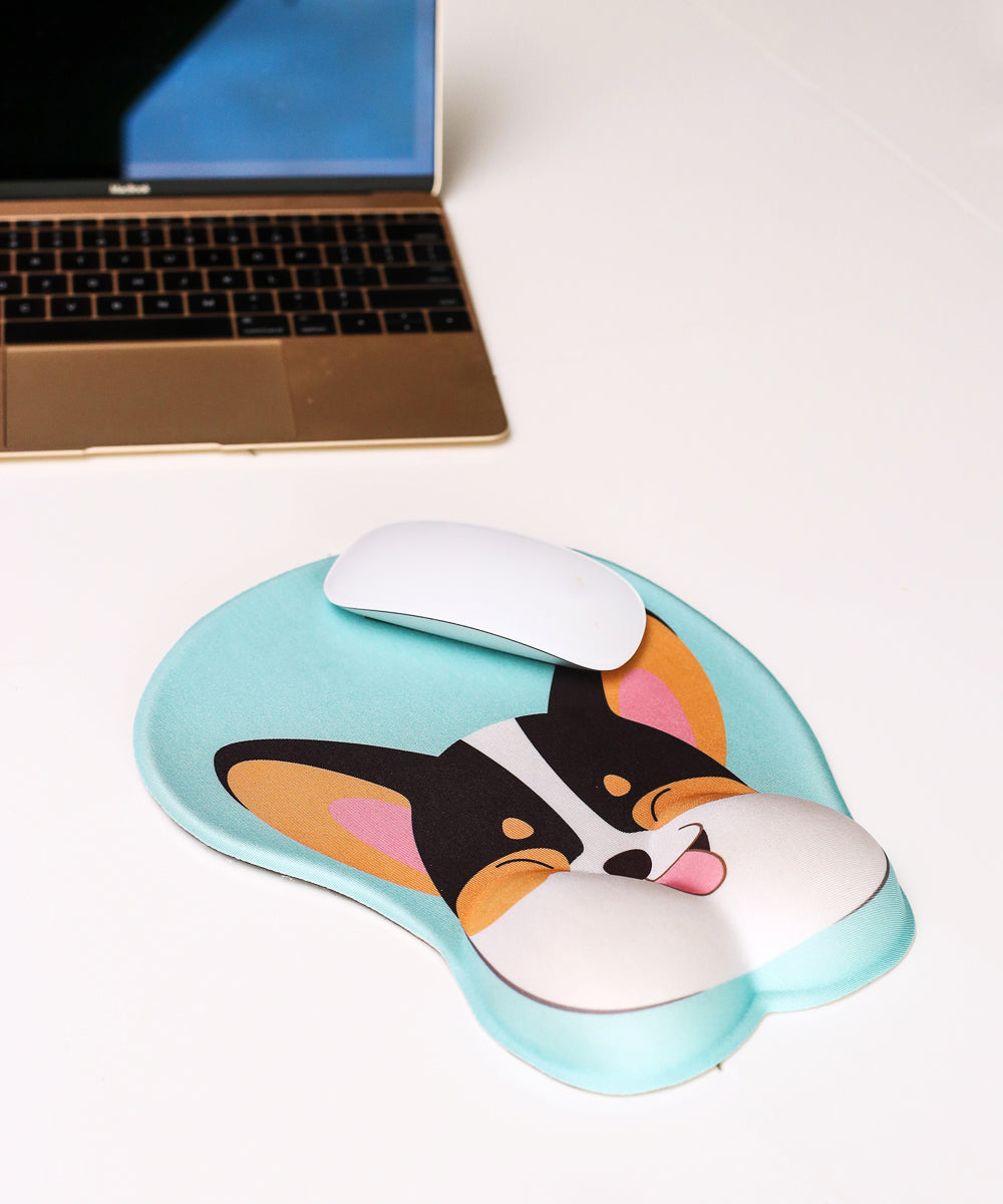 Corgi Cheeks 3D handrest Mouse Pad | NAYOTHECORGI